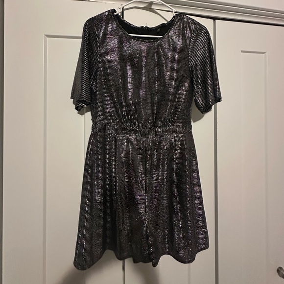 19 Cooper | Dresses | 9 Cooper Shiny Romper Dress | Poshmark